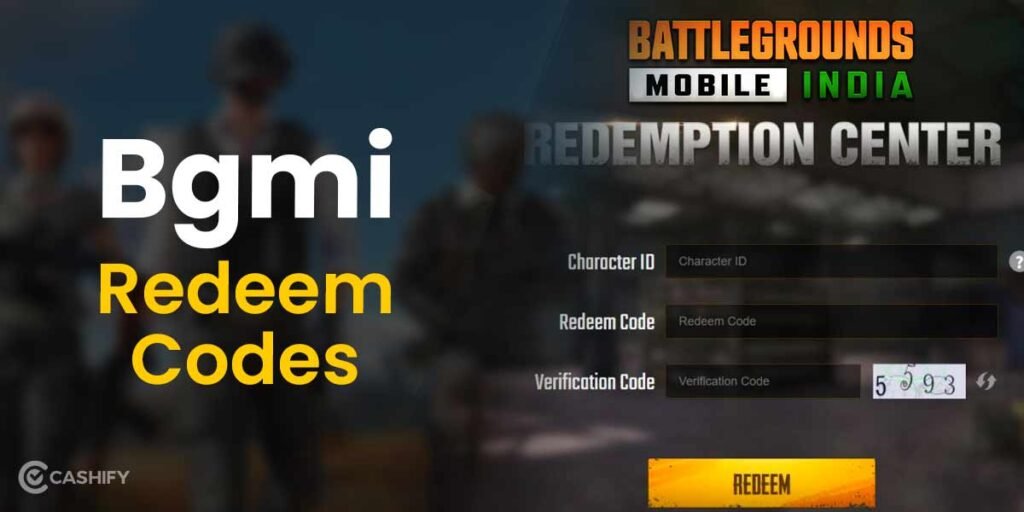 100+ BGMI Redeem Code Today (May) - UC, Skins, Vehicles, Etc.